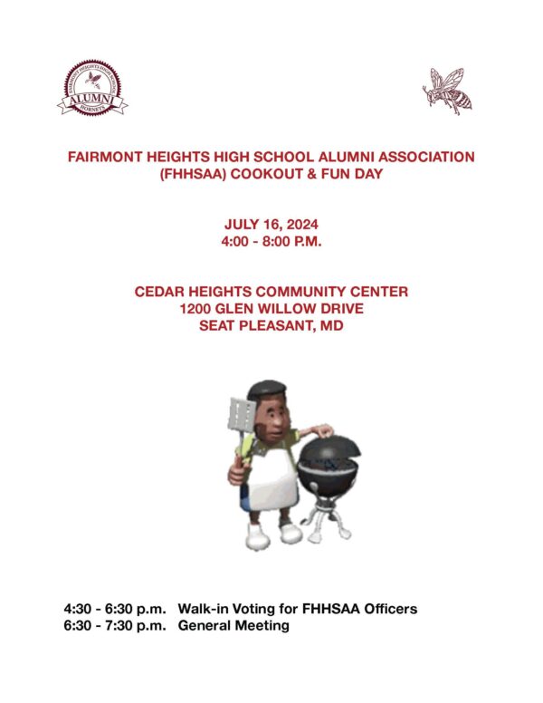 - FAIRMONT HEIGHTS HIGH SCHOOL ALUMNI ASSOCIATION, INC.